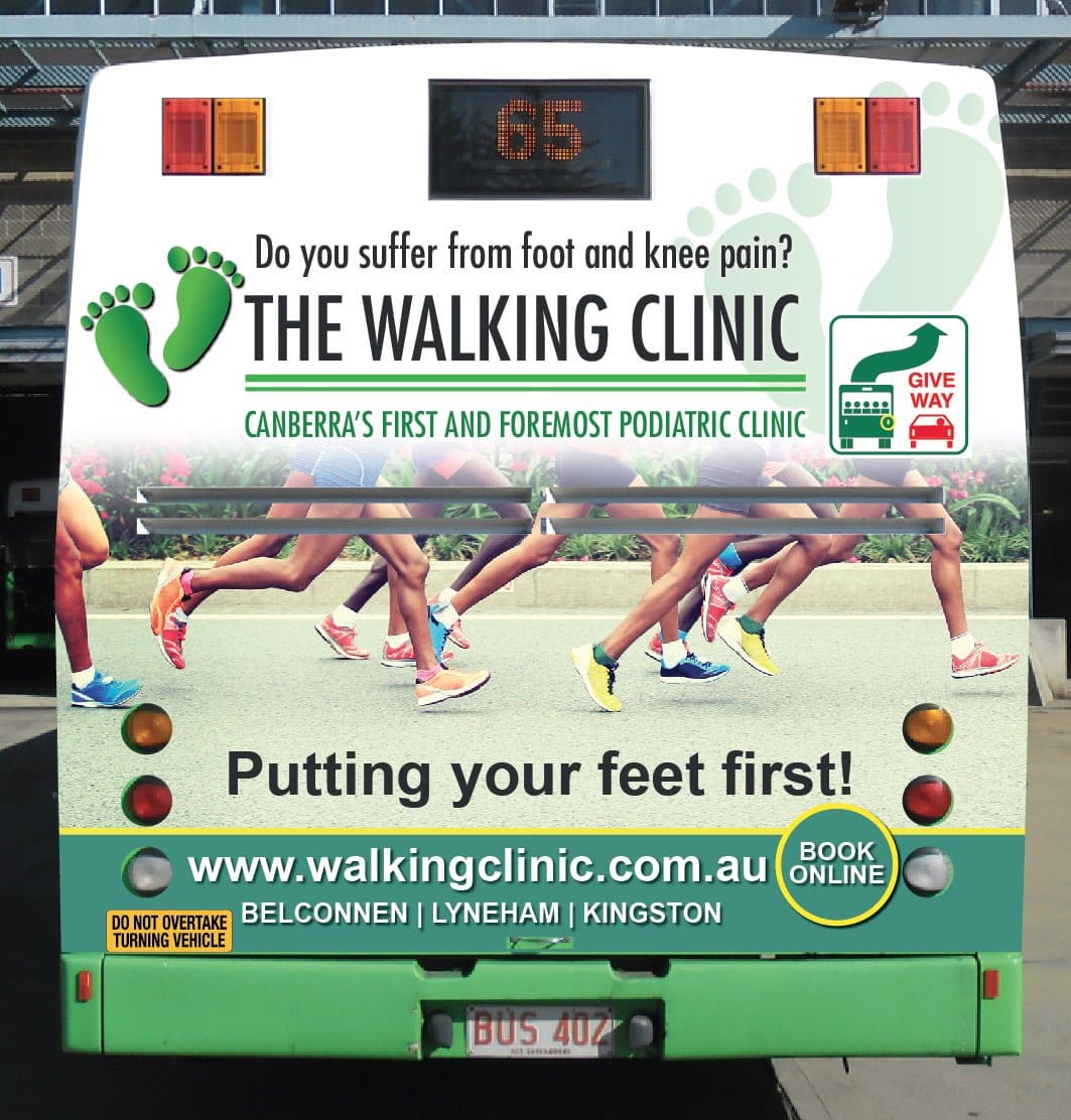 The Walking Clinic Bus Ad competition